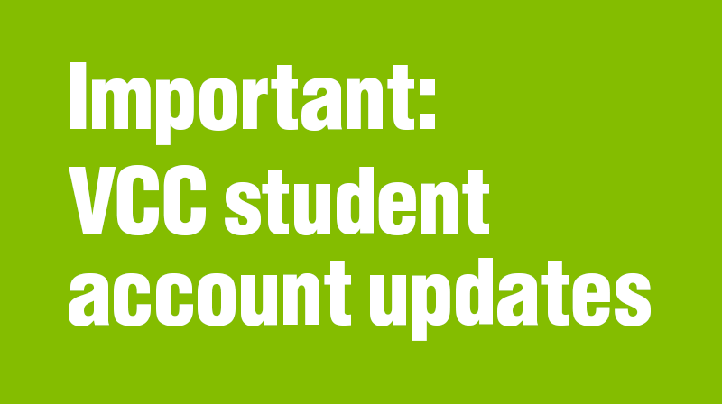 Article: VCC student account updates: Important information - Vancouver ...